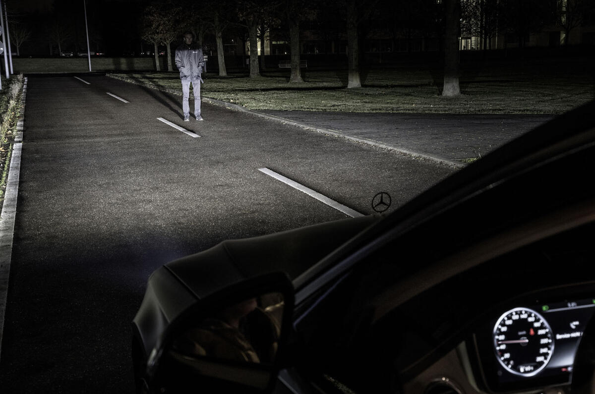 Mercedes-Benz reveals new digital lighting technology | Autocar
