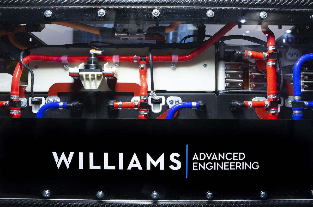Williams reveals lighter yet longer-range EV battery module | Autocar