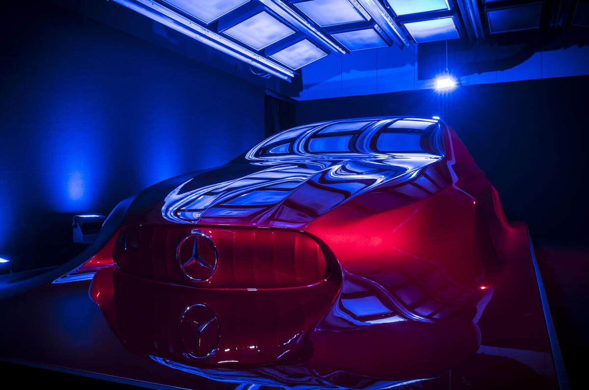 Next-gen Mercedes design language previewed in Aesthetics A sculpture ...