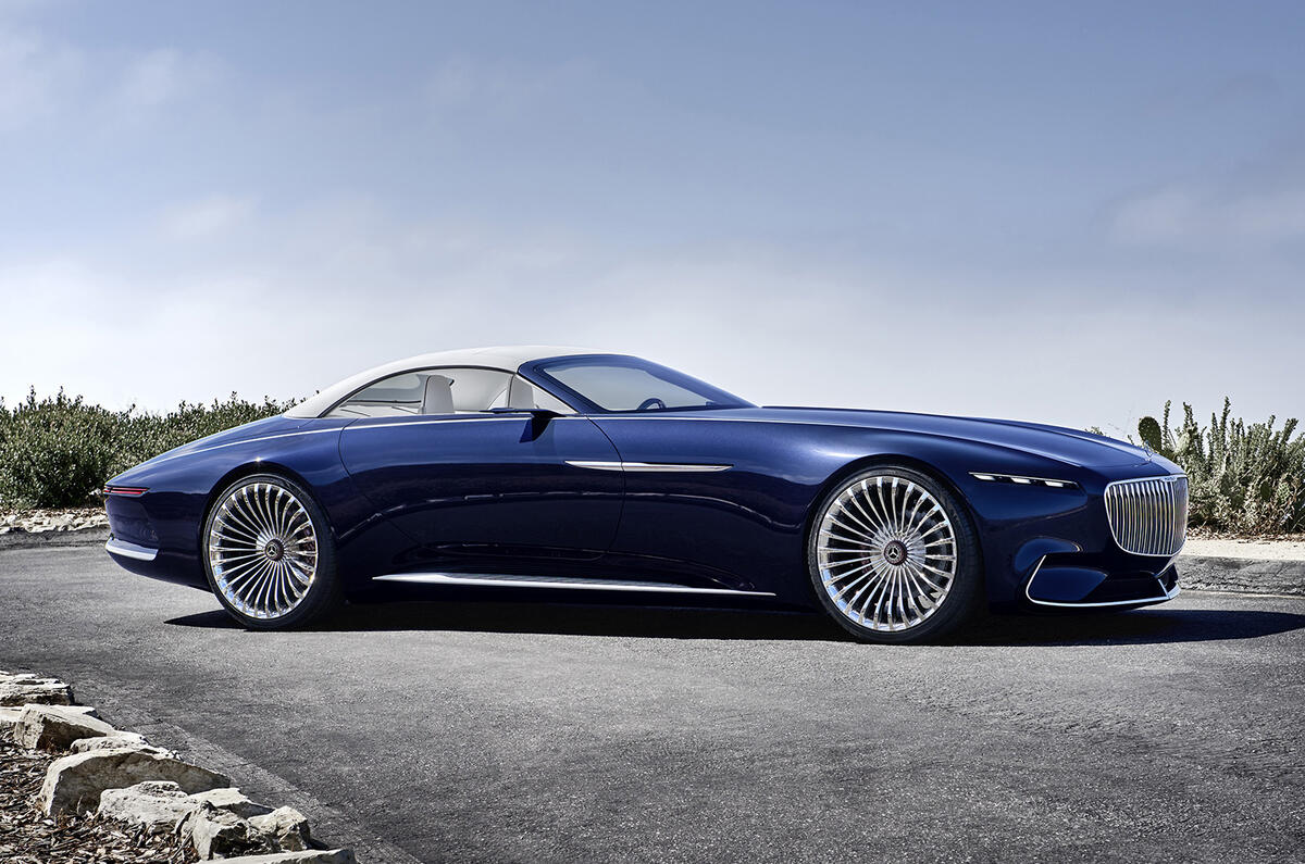 Electric Mercedes-Maybach 6 Cabriolet concept car revealed | Autocar