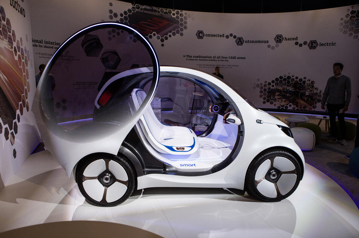 Smart Vision EQ makes public debut as 'electric city car of future ...