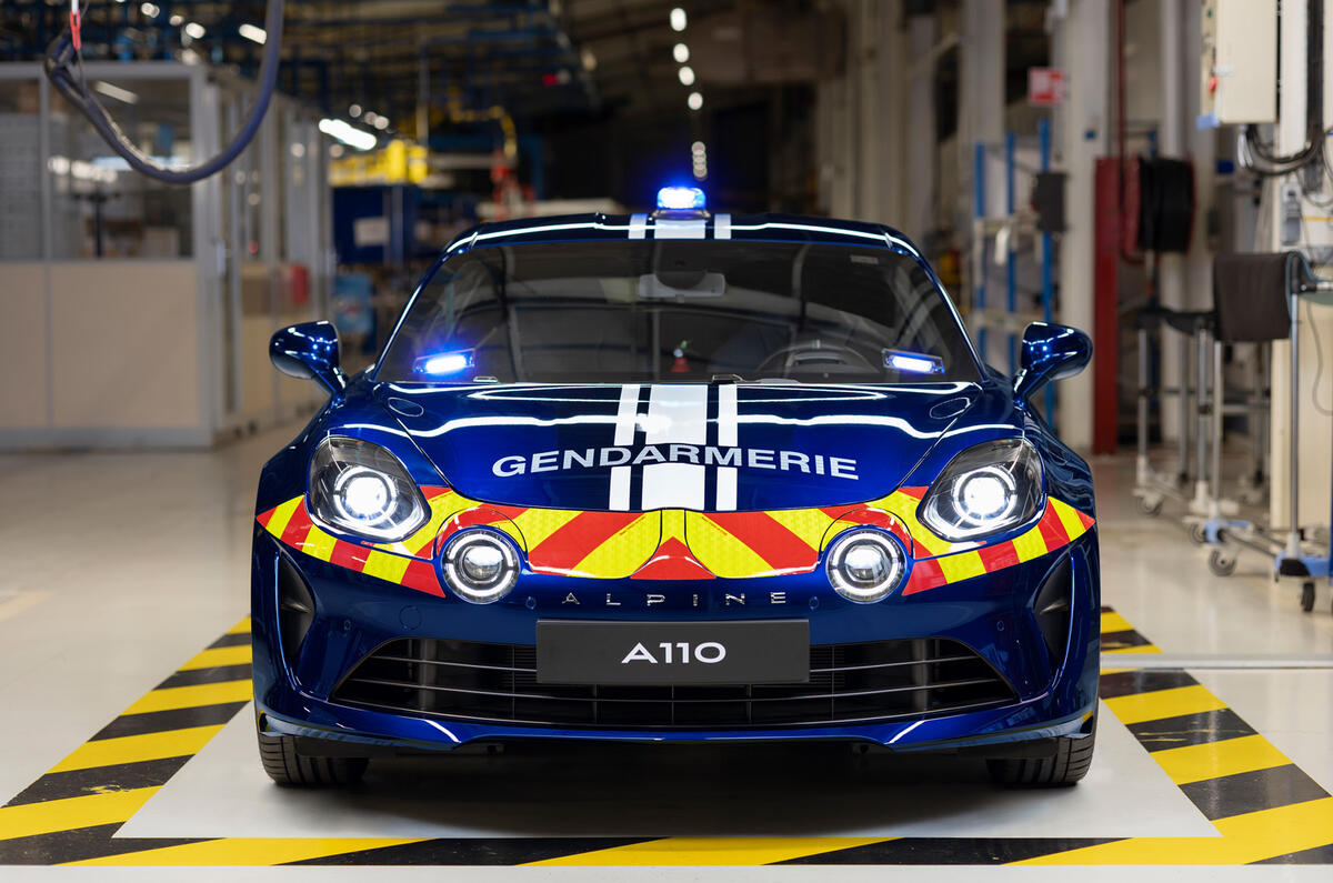 Alpine A110 joins French police force | Autocar