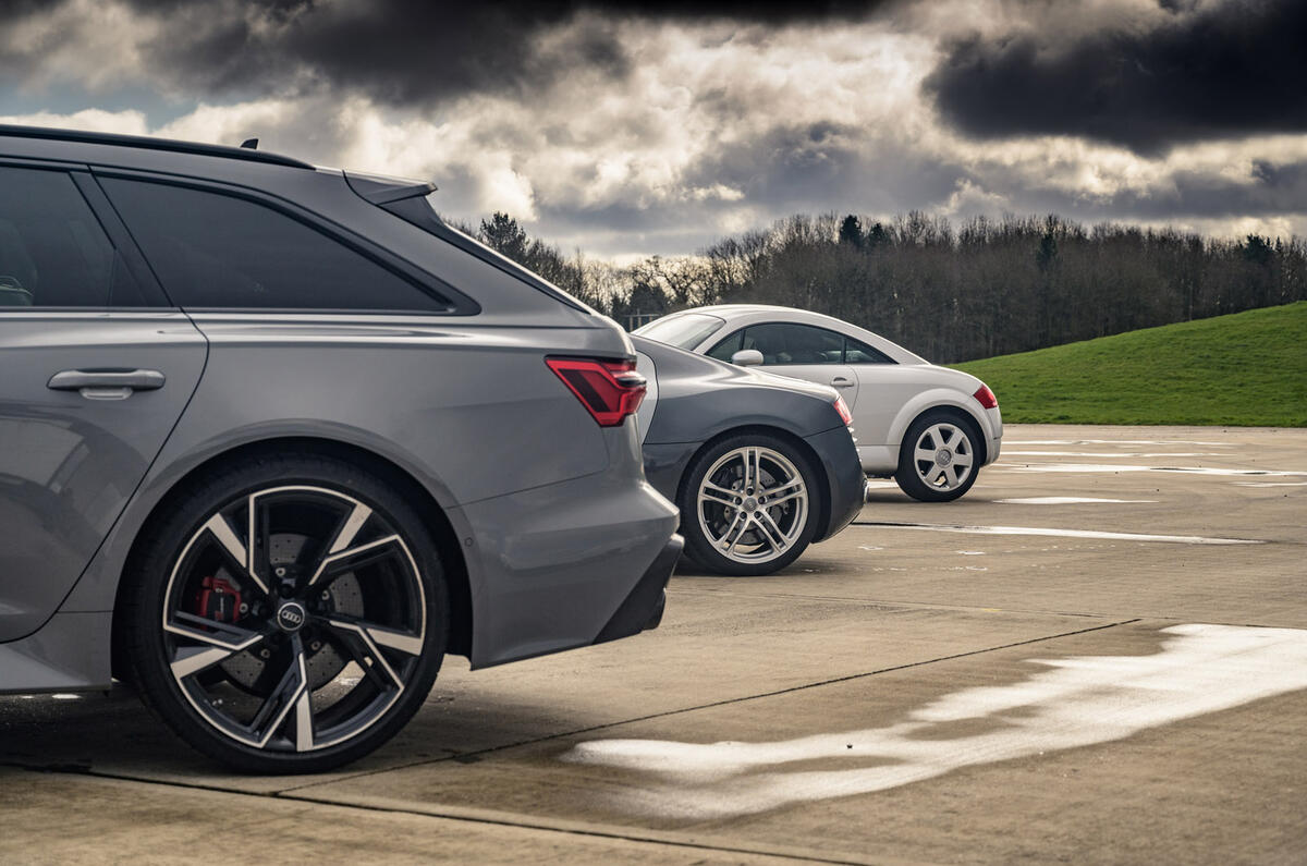 40 years of Audi 4WD: Quattro and RS 2 meet R8 and RS6 | Autocar