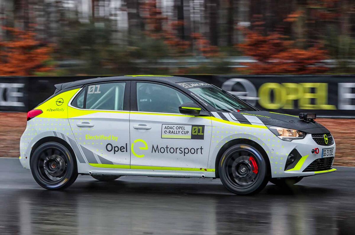 Vauxhall begins testing Corsa-e electric customer rally car | Autocar