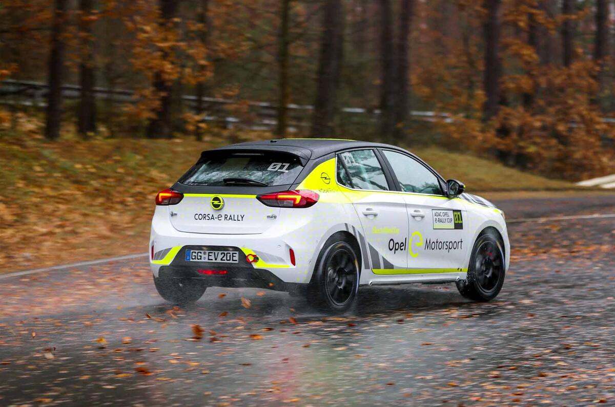 Vauxhall begins testing Corsa-e electric customer rally car | Autocar