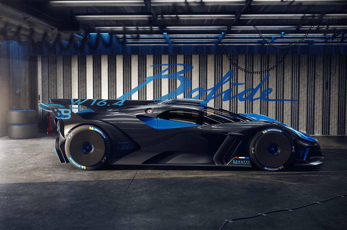 New Bugatti Bolide is 1825bhp, 1240kg track weapon | Autocar
