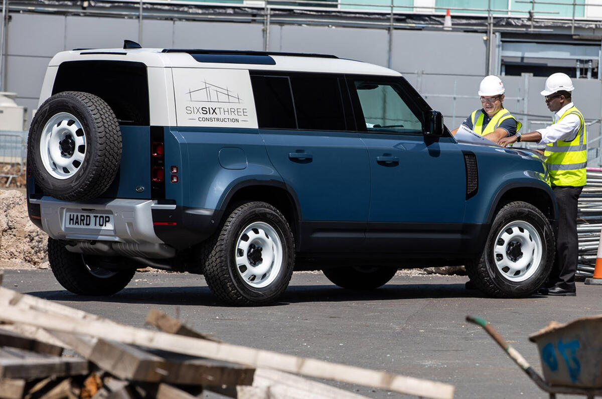 Land Rover Defender Hard Top commercial variant goes on sale | Autocar