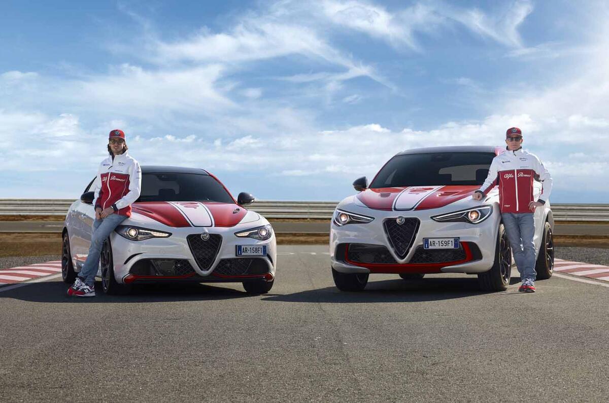 Alfa Romeo Racing edition Giulia and Stelvio celebrate F1 return at ...