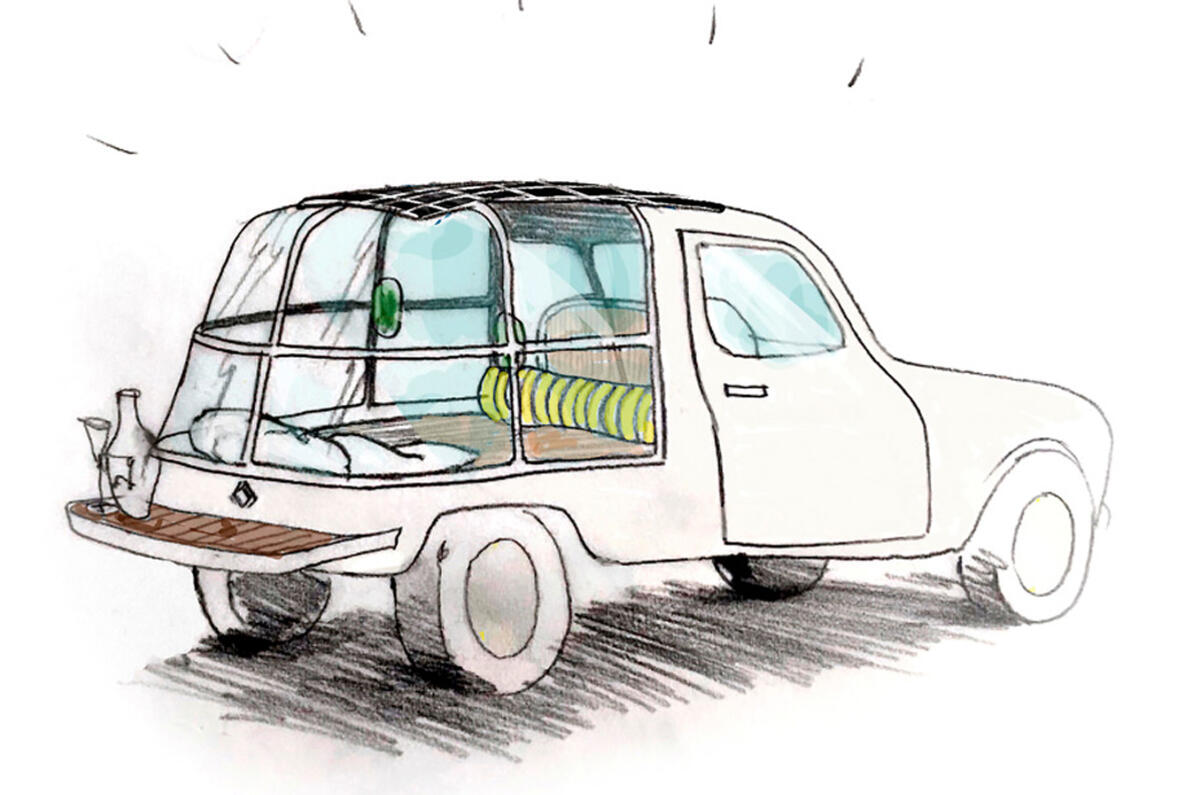 Renault 4 concept gets radical hotel-style redesign | Autocar