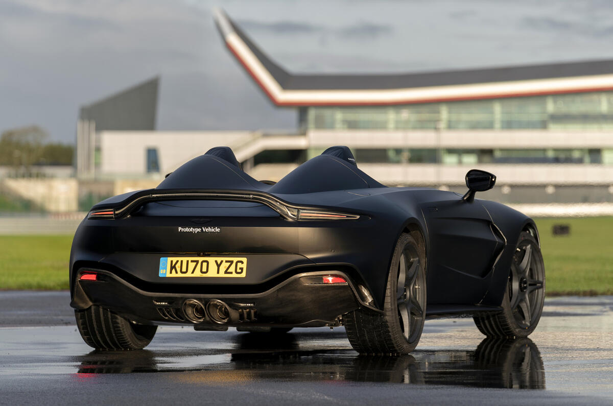 New Aston Martin V12 Speedster begins final test programme | Autocar