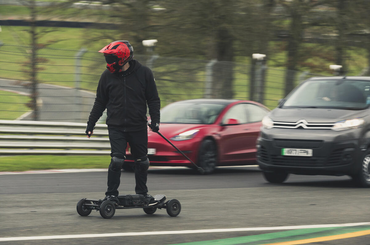 Move Electric sets seven EV lap records at Brands Hatch | Autocar