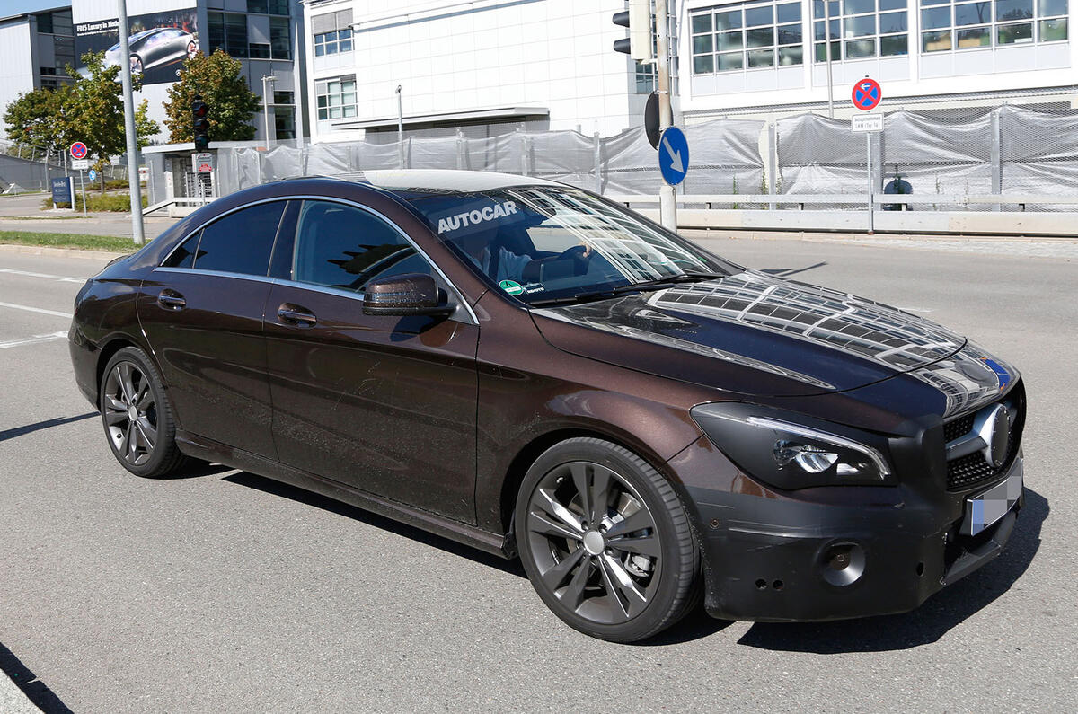 2016 Mercedes-Benz CLA facelift spotted testing - first pictures | Autocar