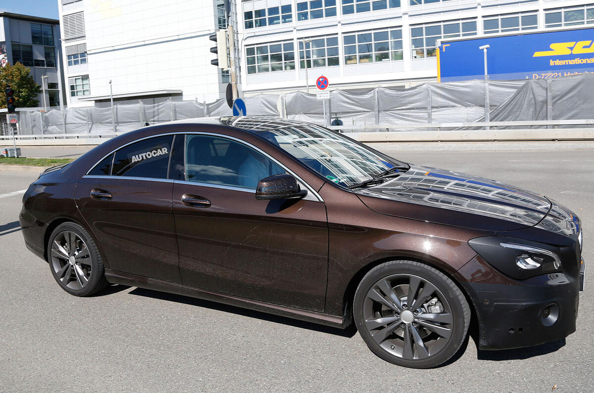 2016 Mercedes-Benz CLA facelift spotted testing - first pictures | Autocar
