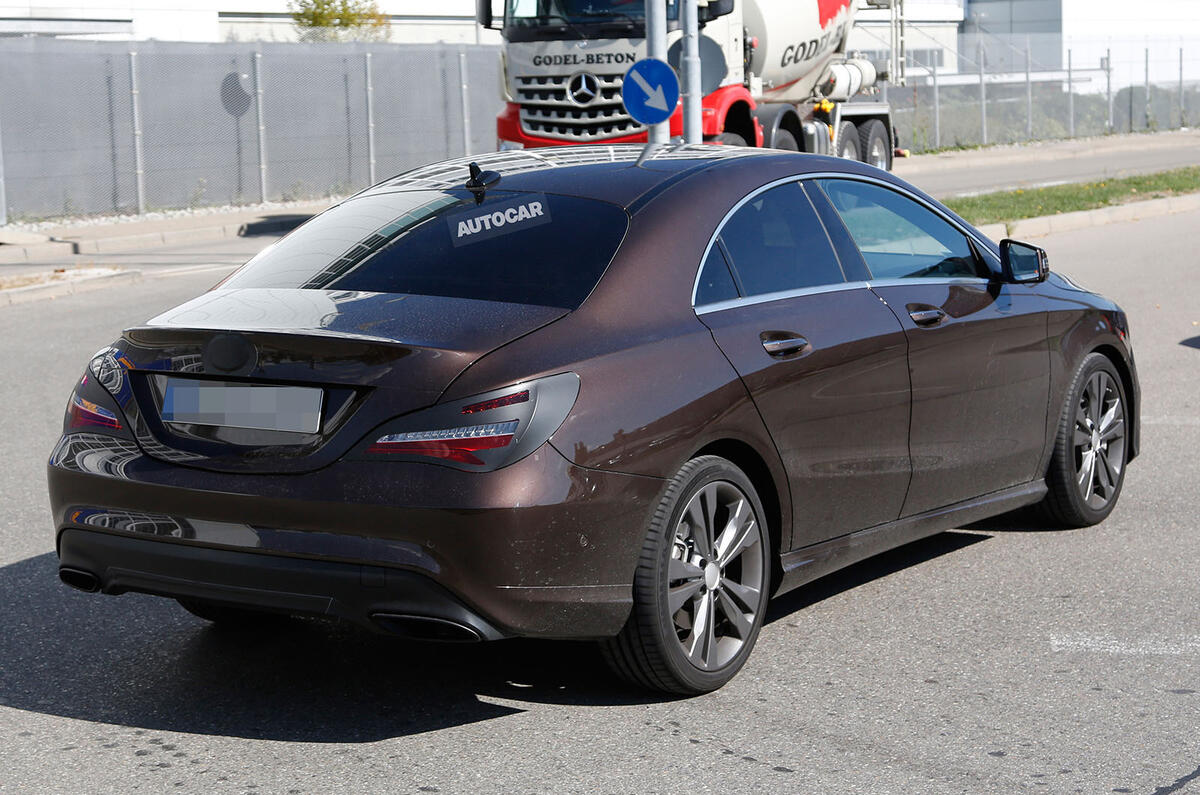 2016 Mercedes-Benz CLA facelift spotted testing - first pictures | Autocar