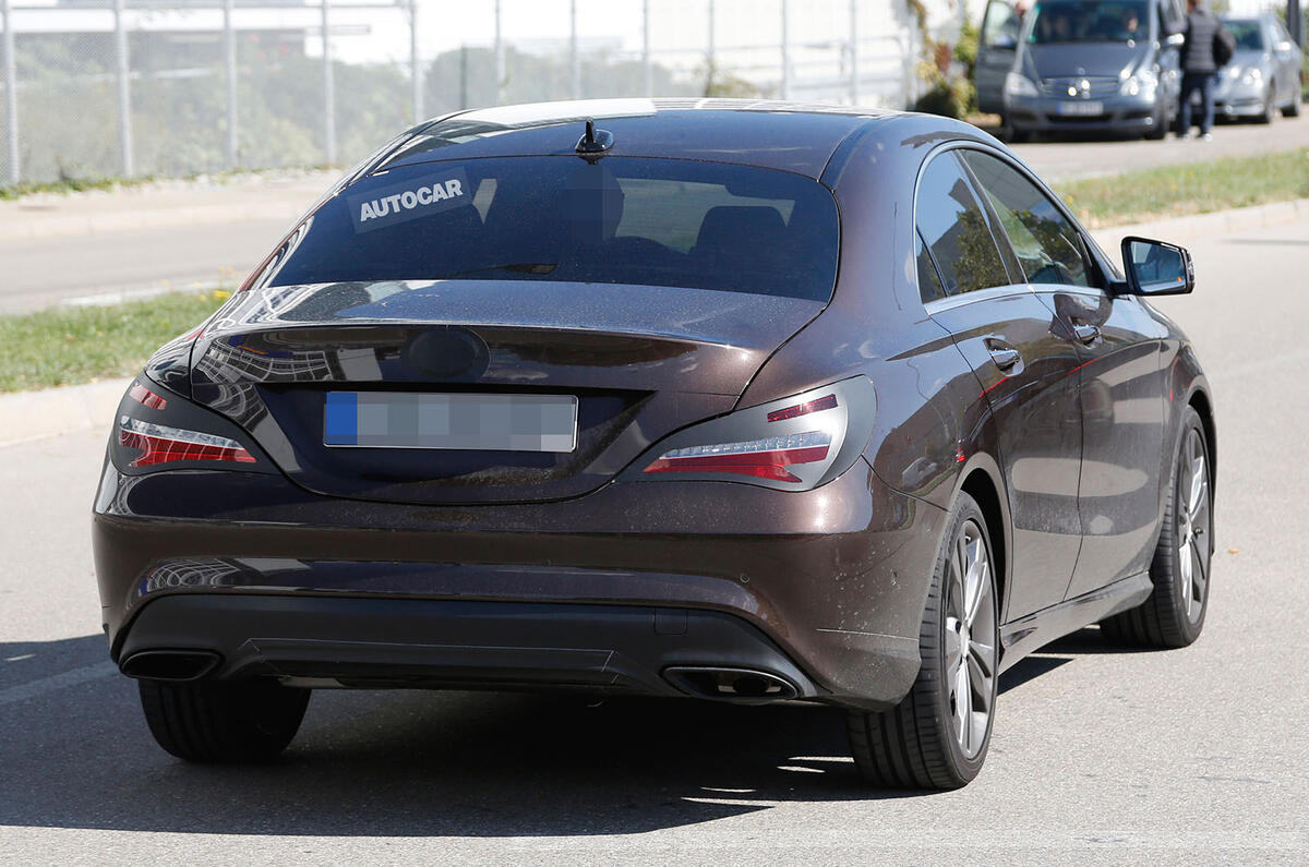 2016 Mercedes-Benz CLA facelift spotted testing - first pictures | Autocar