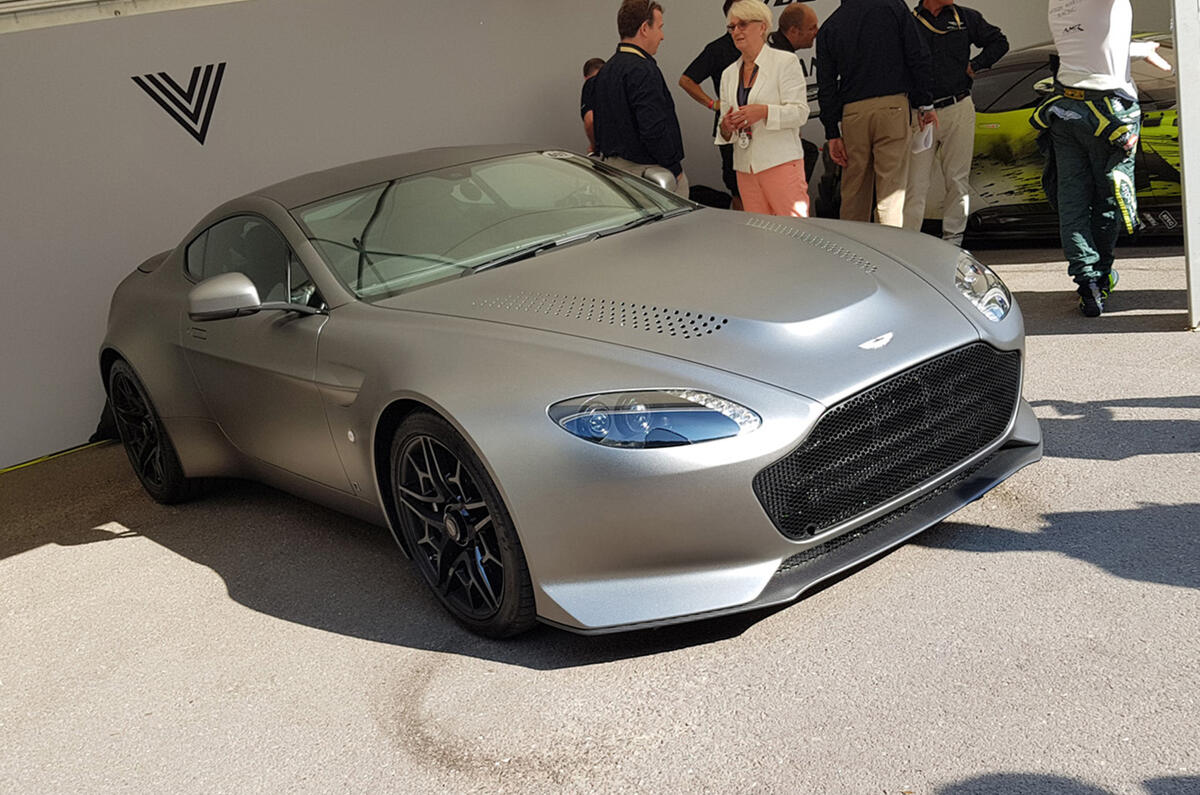 Limited-run Aston Martin V12 Vantage V600 tackles Goodwood hill climb ...