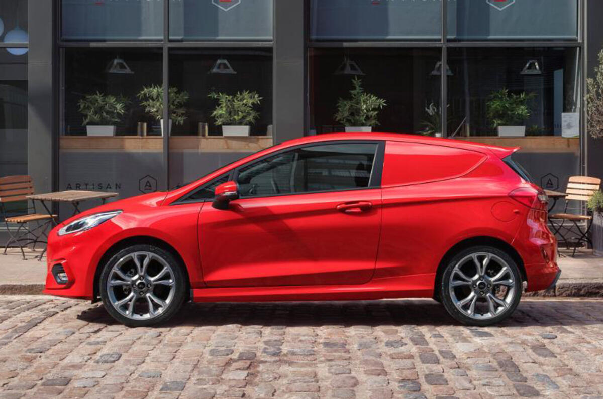 2018 Ford Fiesta van launched with ST-Line-inspired top model | Autocar