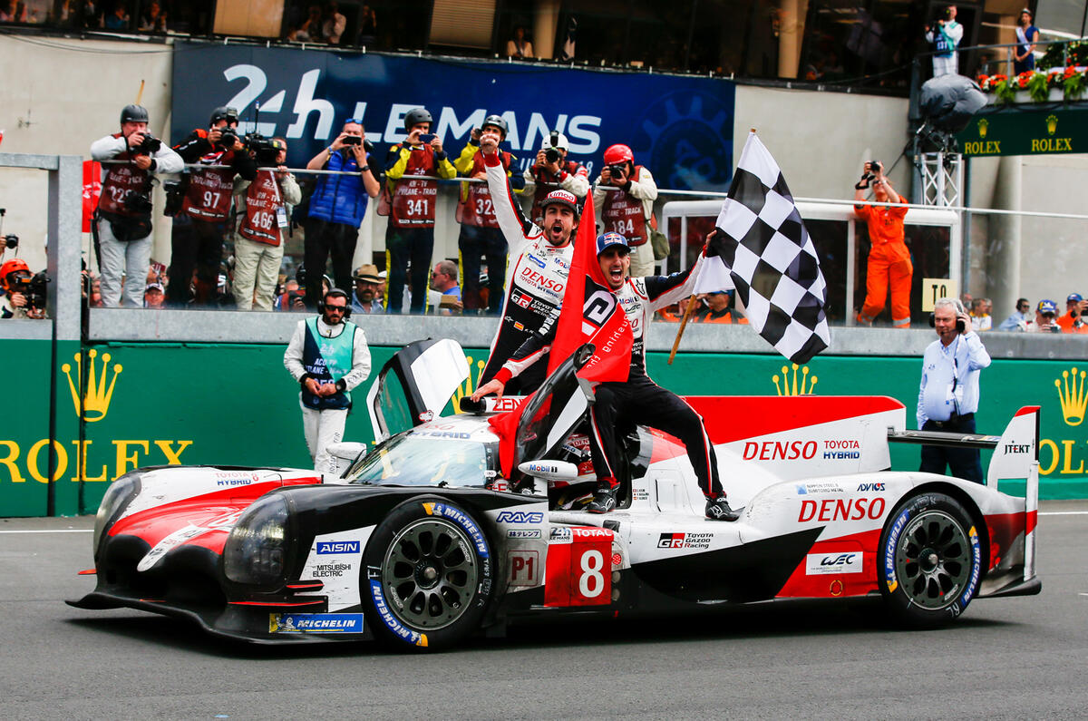 Le Mans 24 Hours: Alonso, Buemi and Nakajima score Toyota's first win | Autocar