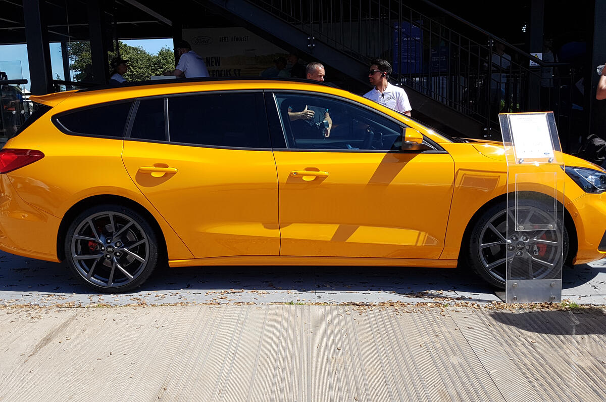 New Ford Focus ST estate loads up at Goodwood | Autocar