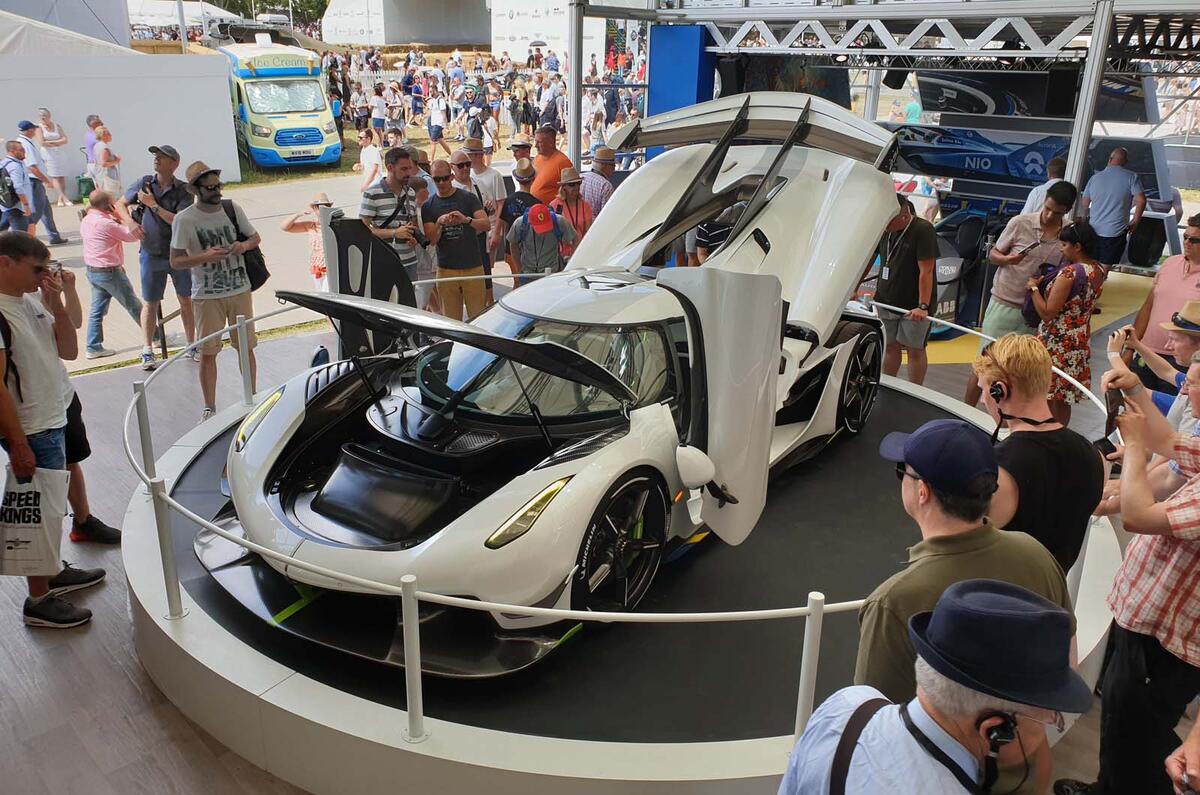 New Koenigsegg Jesko: 300mph hypercar arrives at Goodwood | Autocar