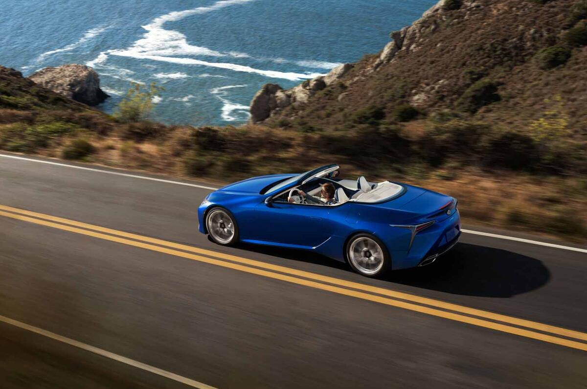 Lexus LC500 Convertible will go on sale next year | Autocar