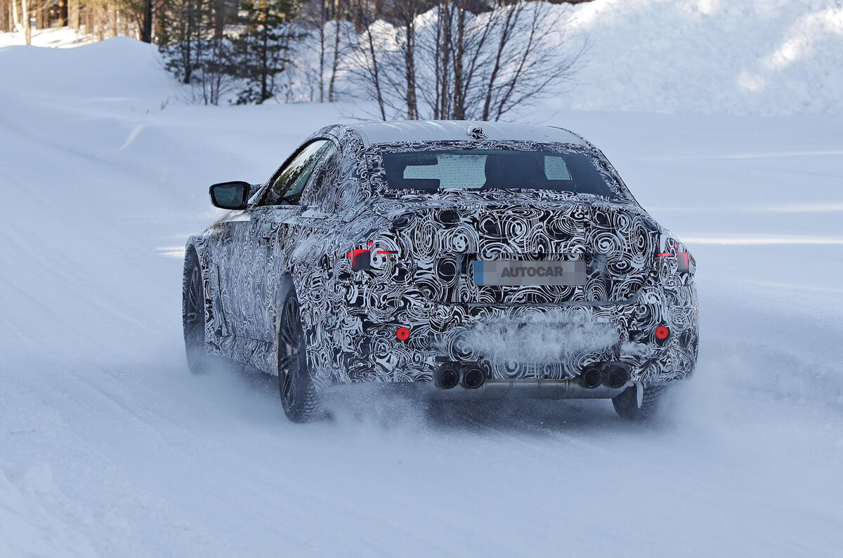 New 2022 BMW M2 coupe begins advanced road tests | Autocar