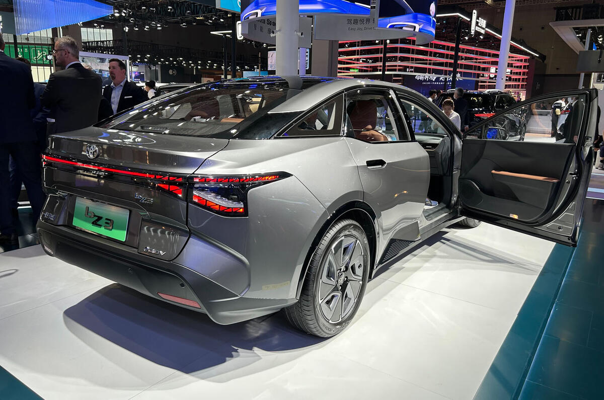 Toyota bZ3 saloon is Tesla Model 3 rival with 372-mile range | Autocar