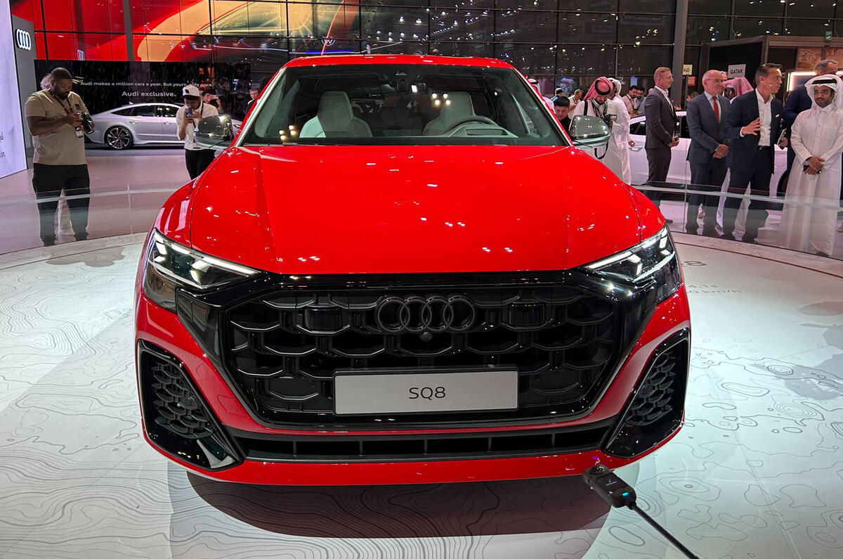 New 2024 Audi SQ8 makes public debut at Qatar motor show | Autocar