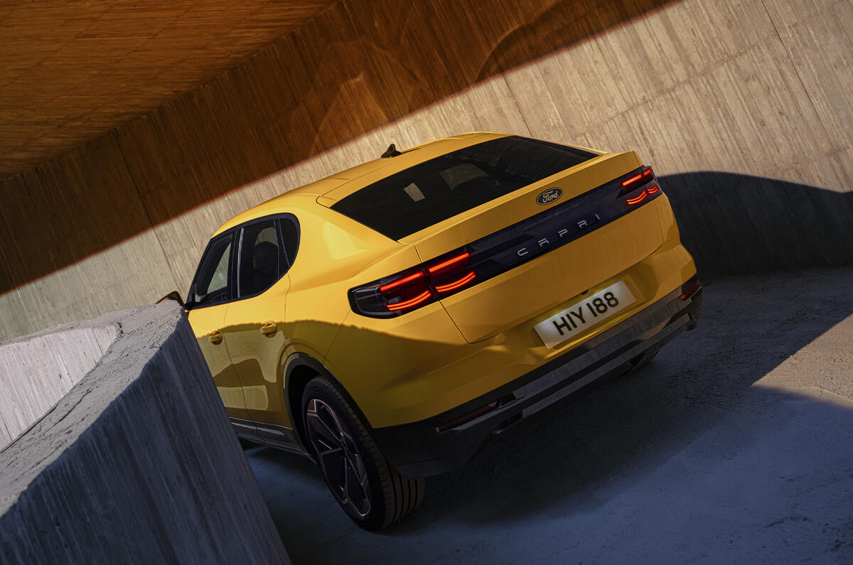 Electric Ford Capri is saloon-SUV with sports car pace | Autocar