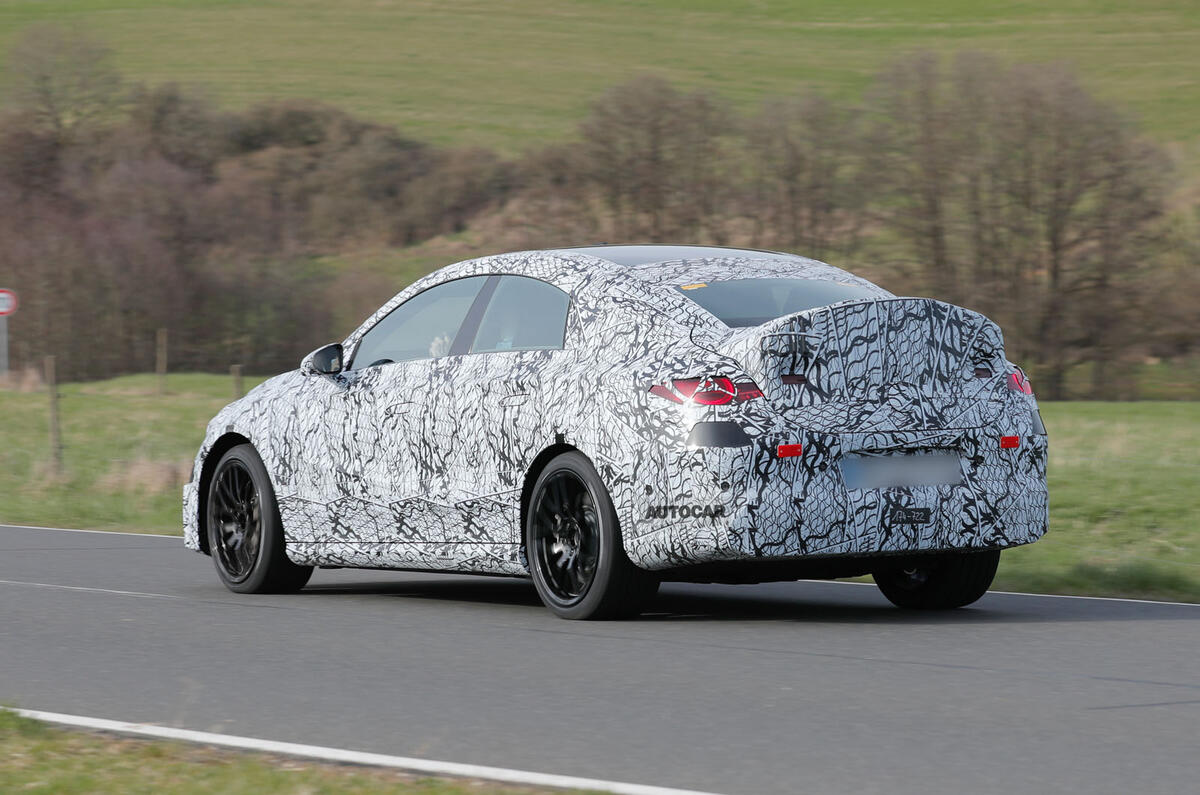 Mercedes-AMG CLA 45 to return as 500bhp EV with axial-flux motors | Autocar