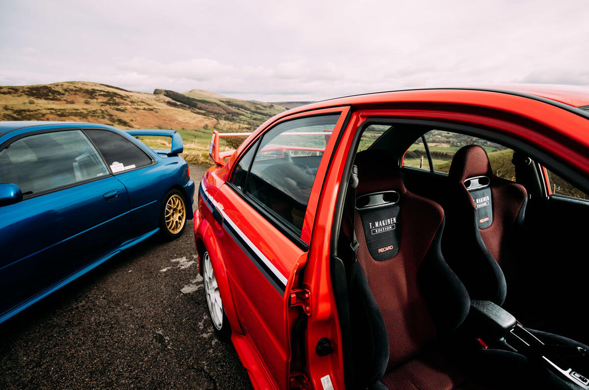 Rally legends twin test: Mitsubishi Lancer Evo VI Makinen vs Subaru ...