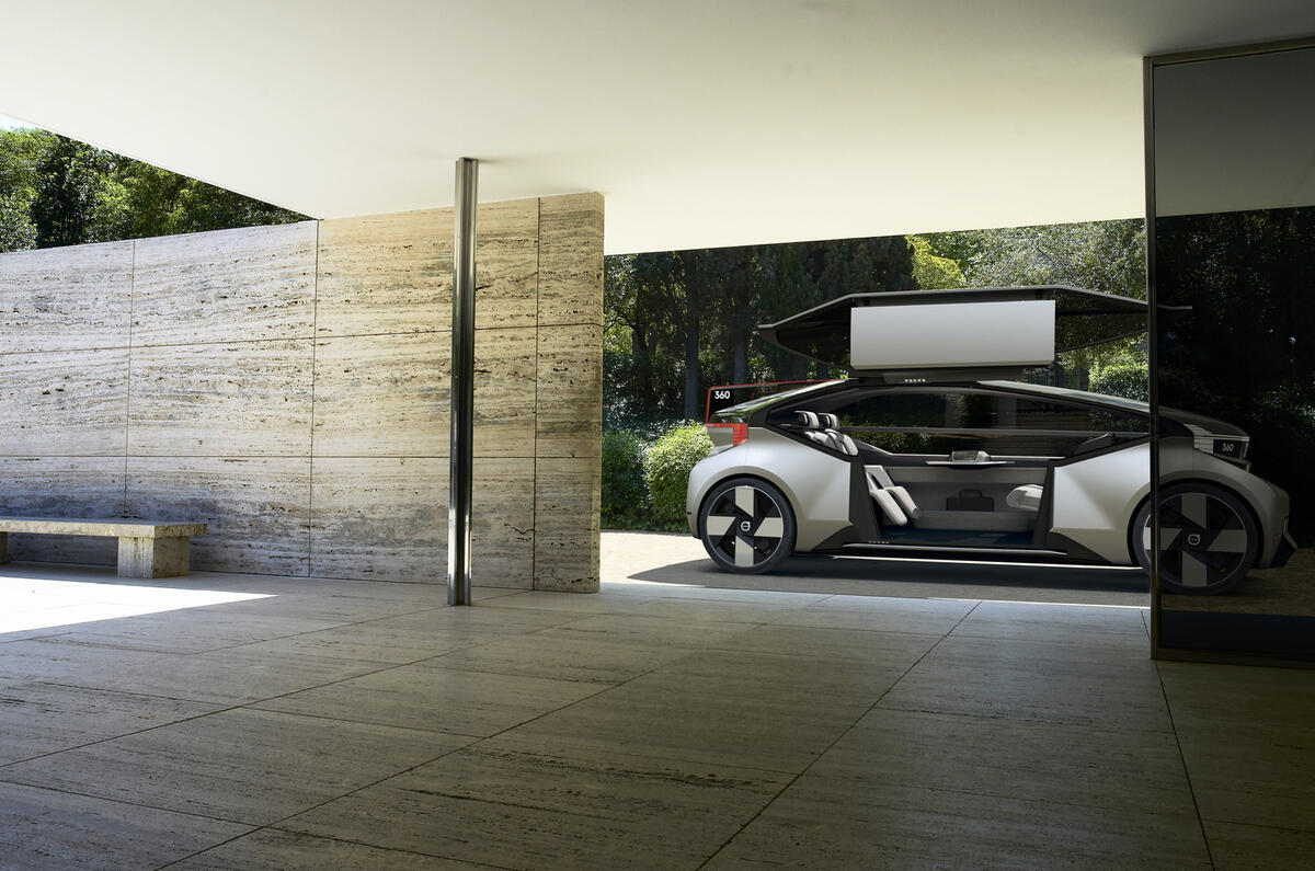 Volvo reveals 360c autonomous car concept | Autocar