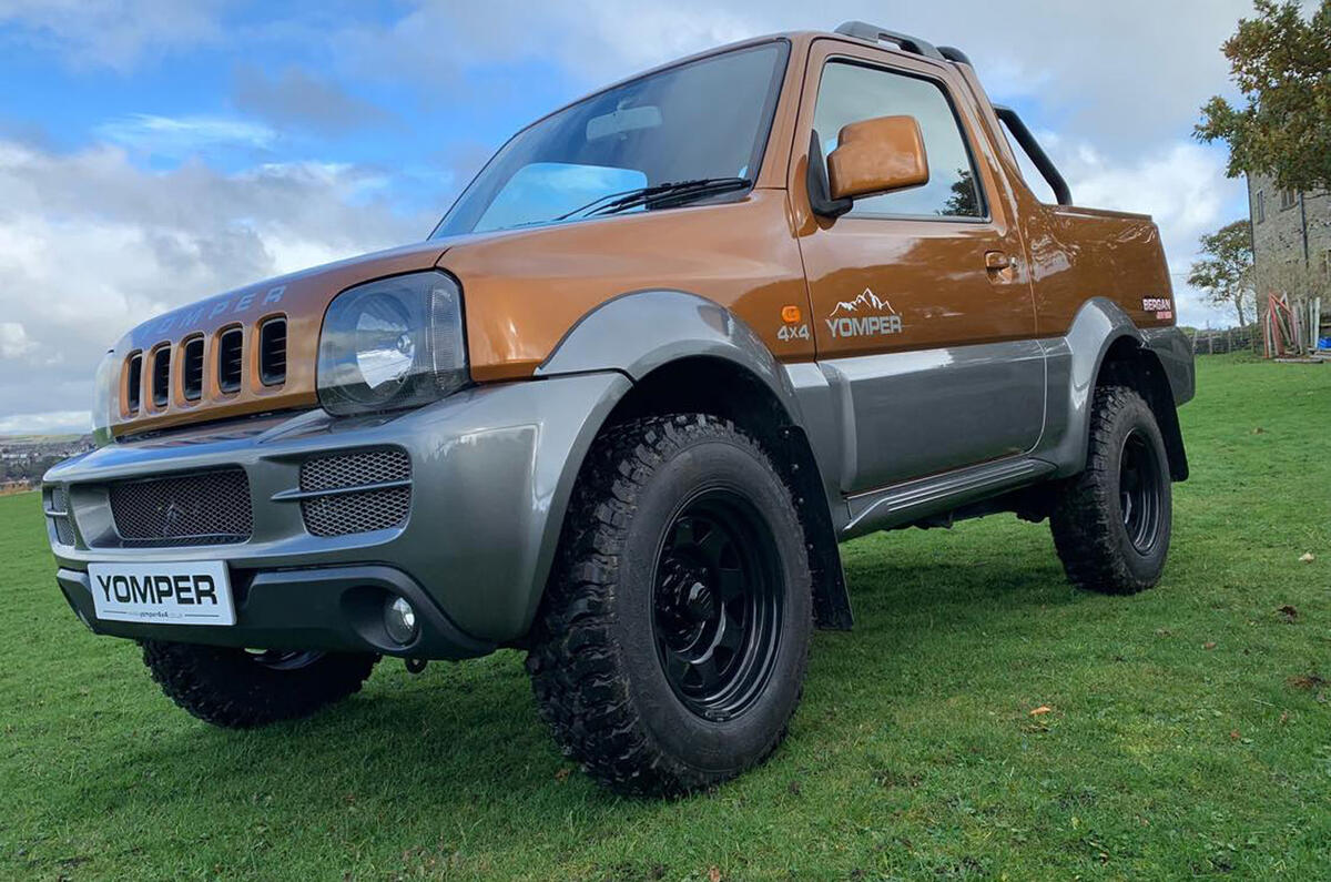 British start-up reveals Suzuki Jimny-based Yomper pick-up | Autocar