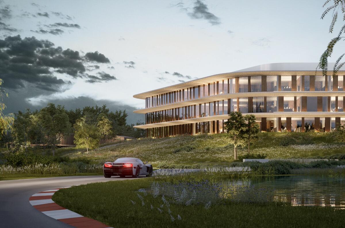 Mate Rimac takes 1888bhp Nevera off-road at new Zagreb HQ | Autocar