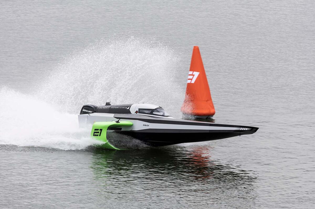 Racebird electric foiling boat completes first test run | Autocar