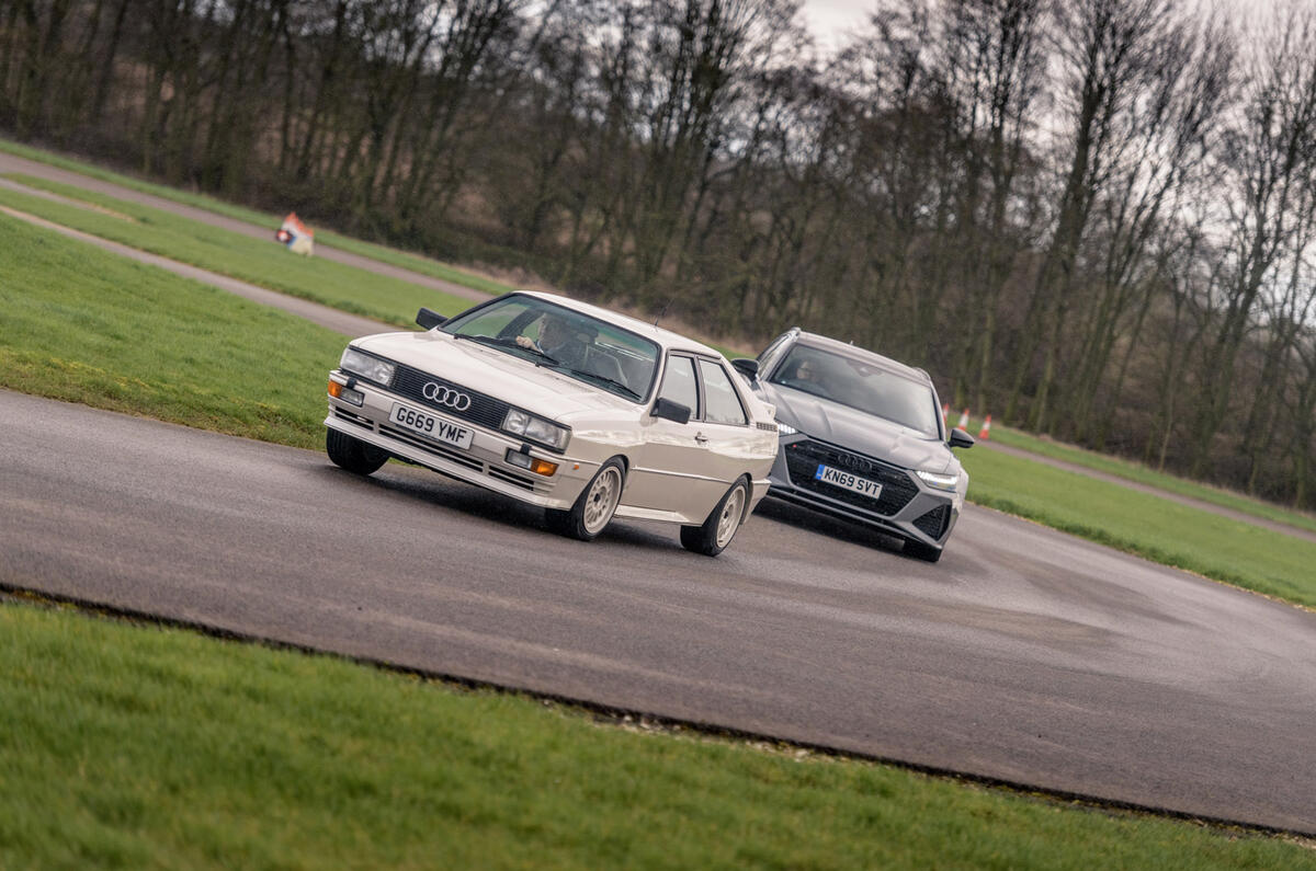 40 years of Audi 4WD: Quattro and RS 2 meet R8 and RS6 | Autocar