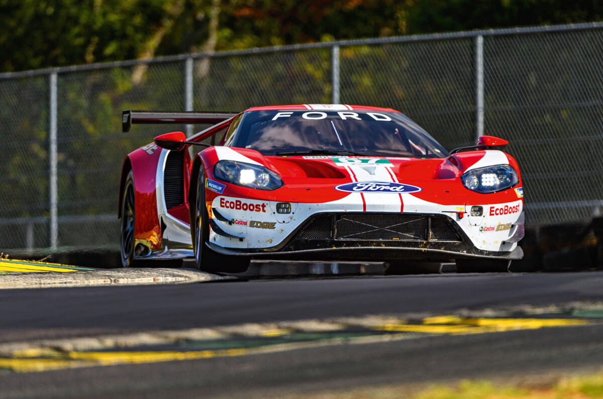Bred for endurance: Ford GT race car driven on track | Autocar
