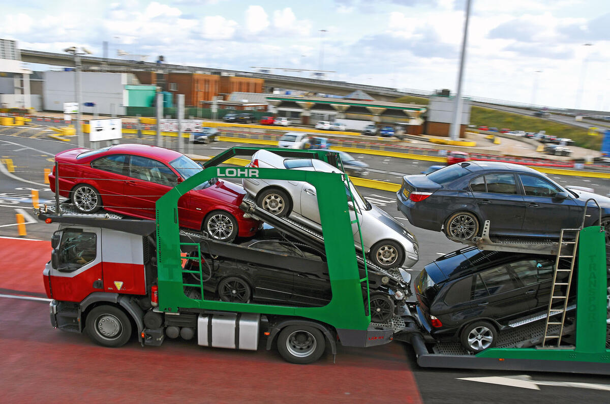 The white vans of Dover: Inside the port's used car exporting industry ...