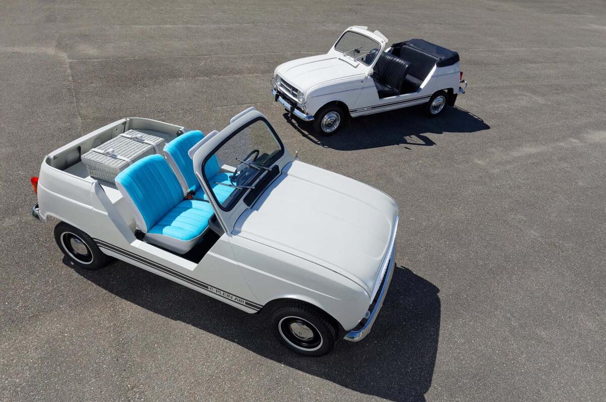 Renault unveils retro 4L-based electric convertible | Autocar
