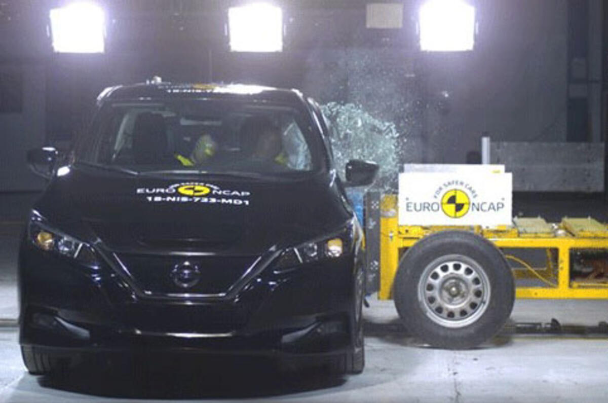 Nissan Leaf scores five stars in toughest Euro NCAP crash test | Autocar