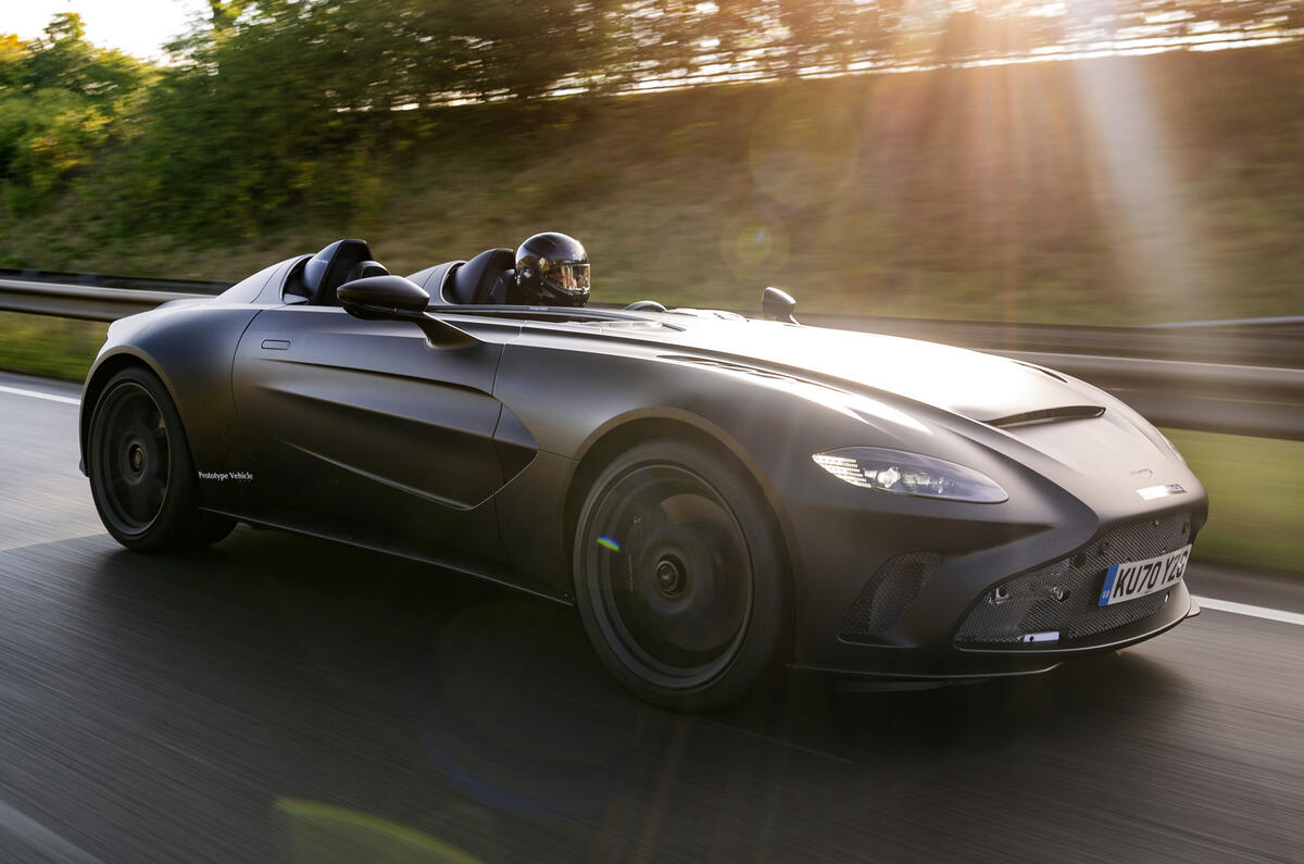 New Aston Martin V12 Speedster begins final test programme | Autocar