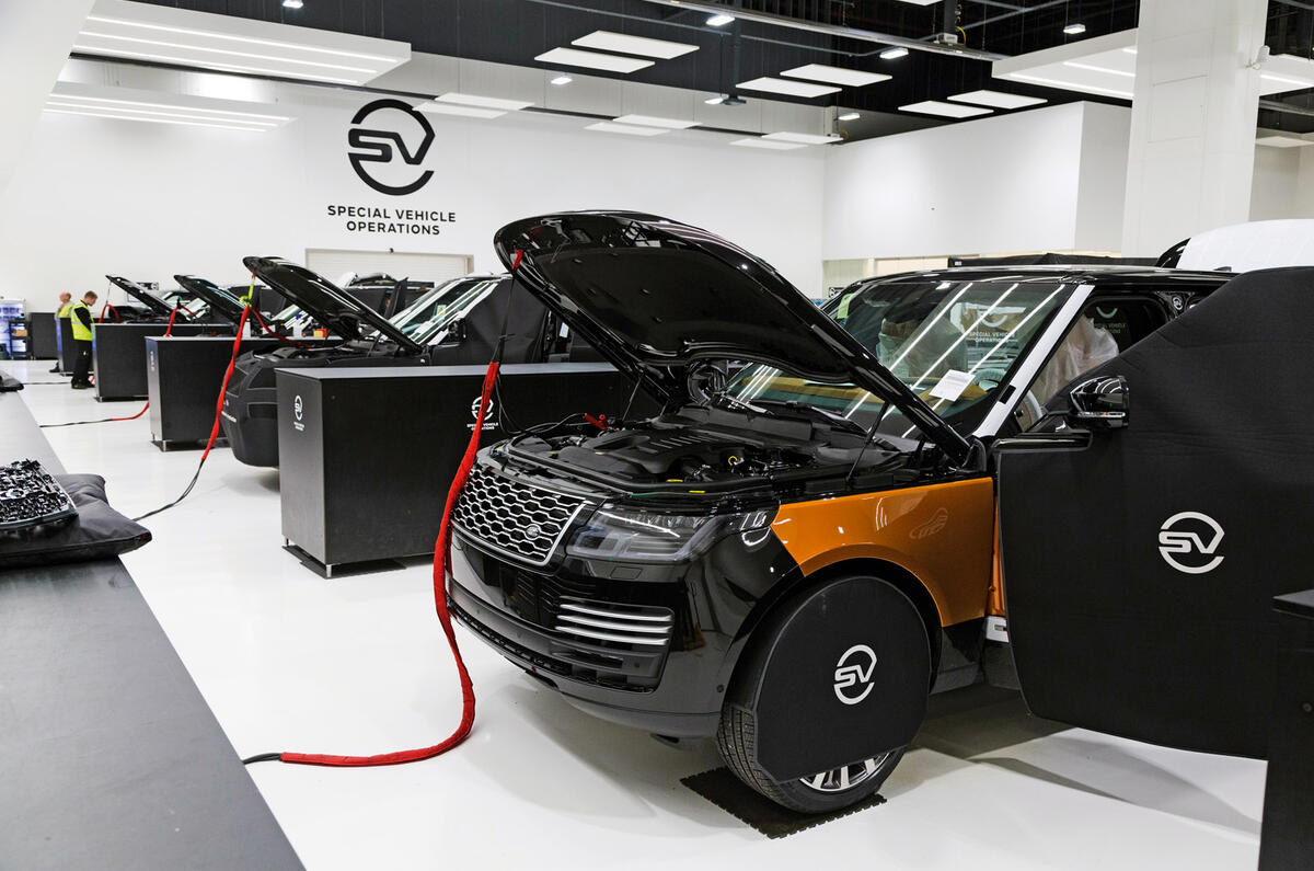 Behind the scenes at Jaguar Land Rover's Special Vehicle Operations ...