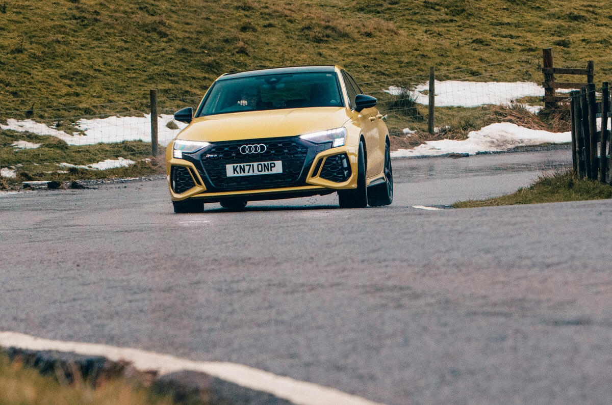 BMW M3 vs Audi RS3: 4WD sports saloons face off | Autocar