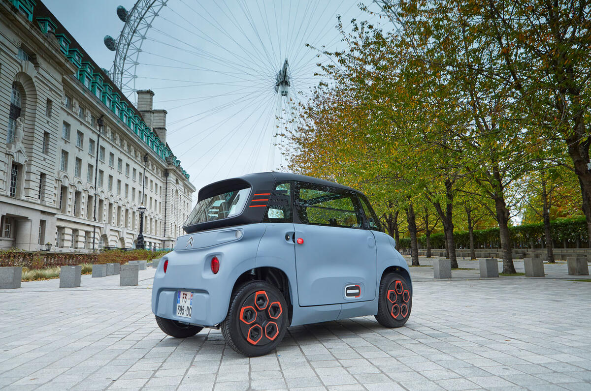 A 2CV for 2020: Driving the Citroen Ami EV on UK roads | Autocar
