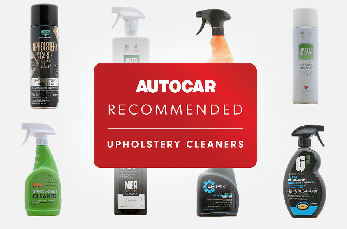 Autocar product test Which upholstery cleaner is best Autocar