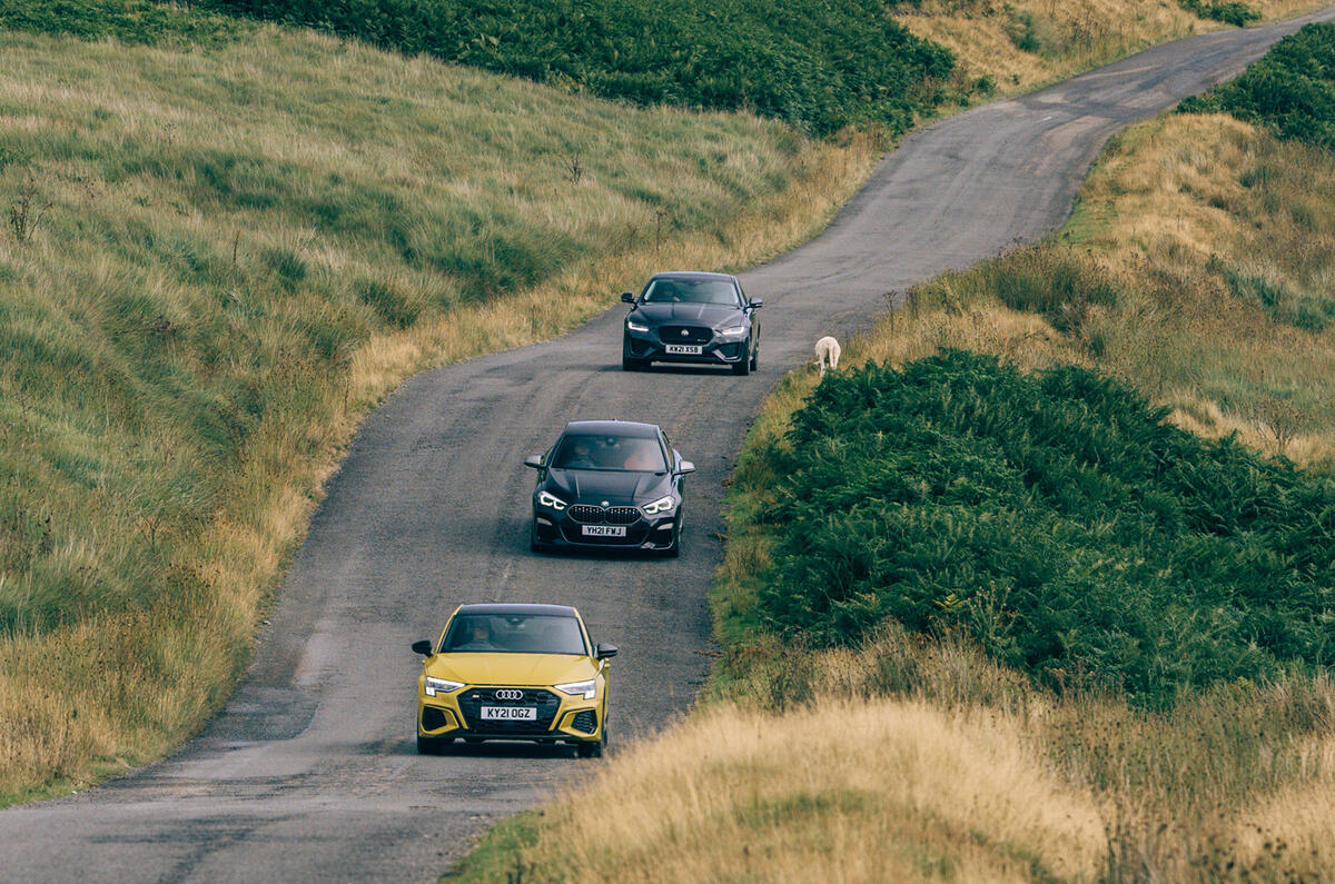 Bringing up the rear: Jaguar XE vs front-driven BMW and Audi rivals ...