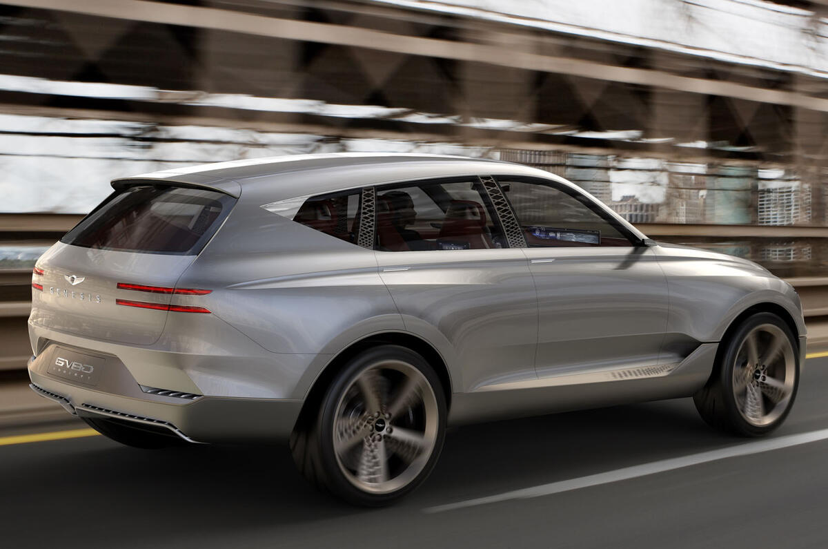 Genesis GV80 SUV concept previews new design and powertrain tech | Autocar