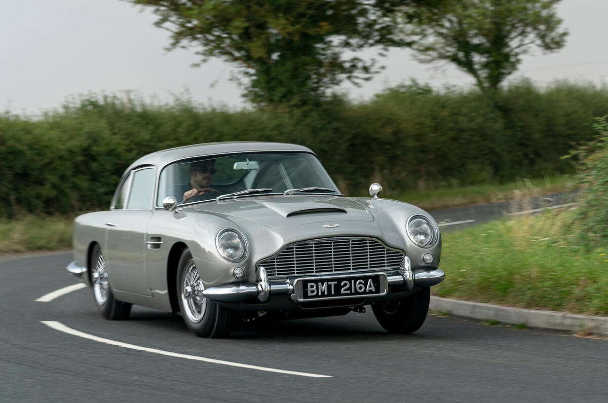 Evolution of Q: Goldfinger-spec DB5 vs 2021 recreation | Autocar