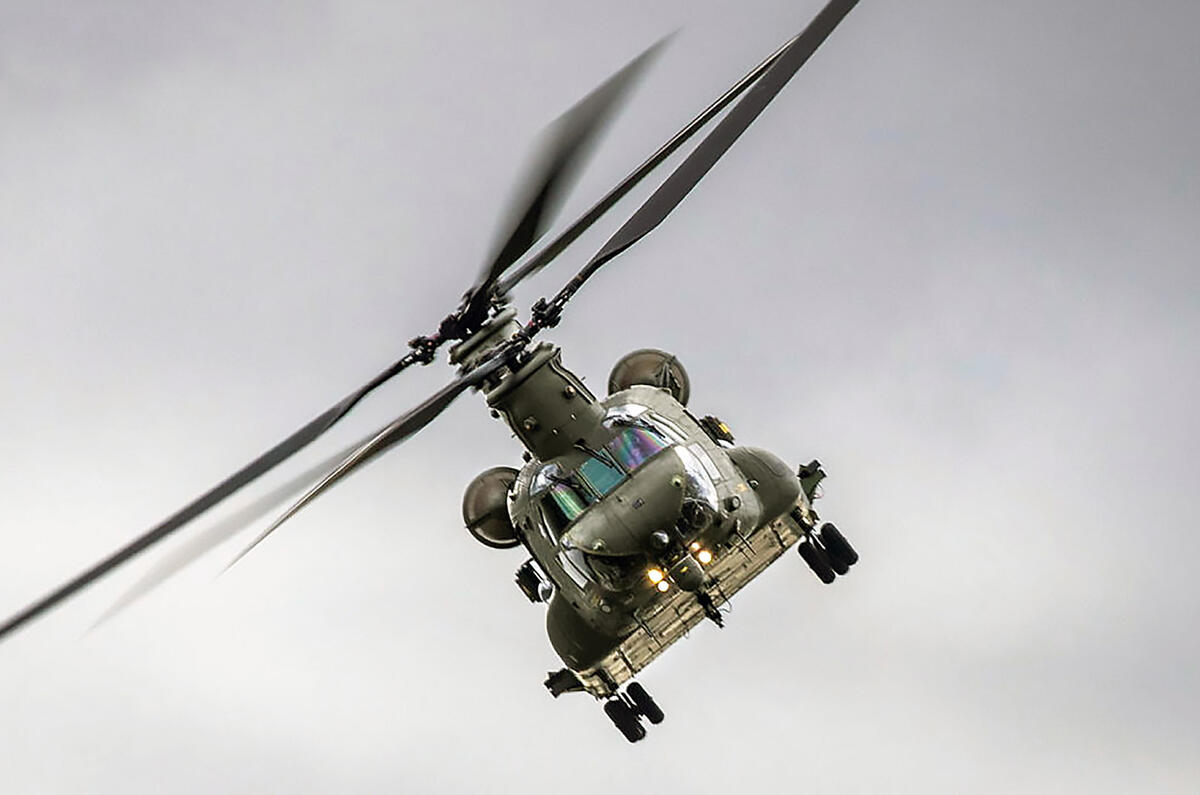 Christmas road test 2021: RAF Chinook helicopter | Autocar