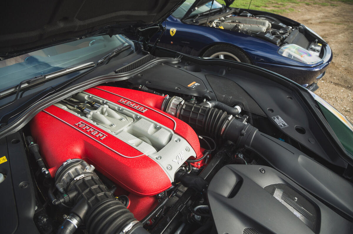 Ferrari 812 GTS vs 550 Maranello: tracing the V12 bloodline | Autocar